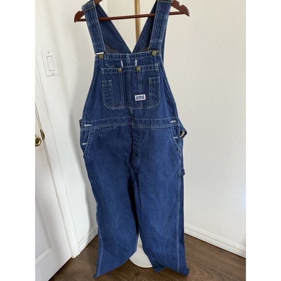 Big Smith | Jeans | Big Smith Bib Overalls Carpenter Farmer Blue Denim ...